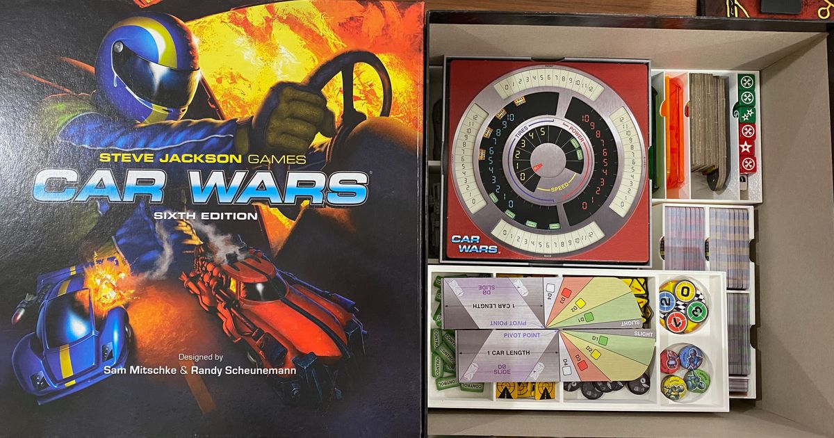 Car Wars 6th Ed game organizer by Todd | Download free STL model ...