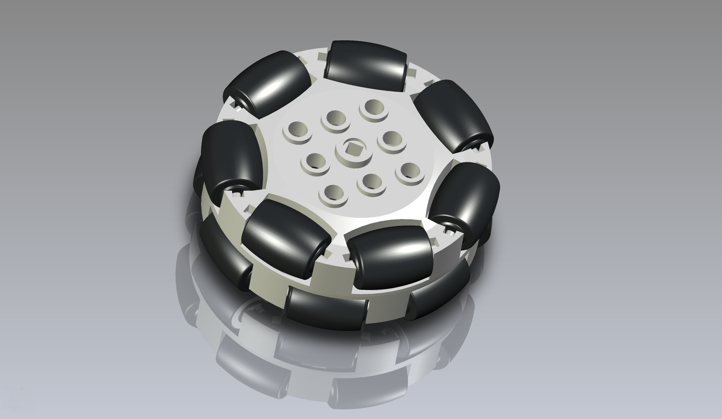 VEX 228-2536 Omni Wheel Adapter by BrownDogGadgets | Download free STL ...