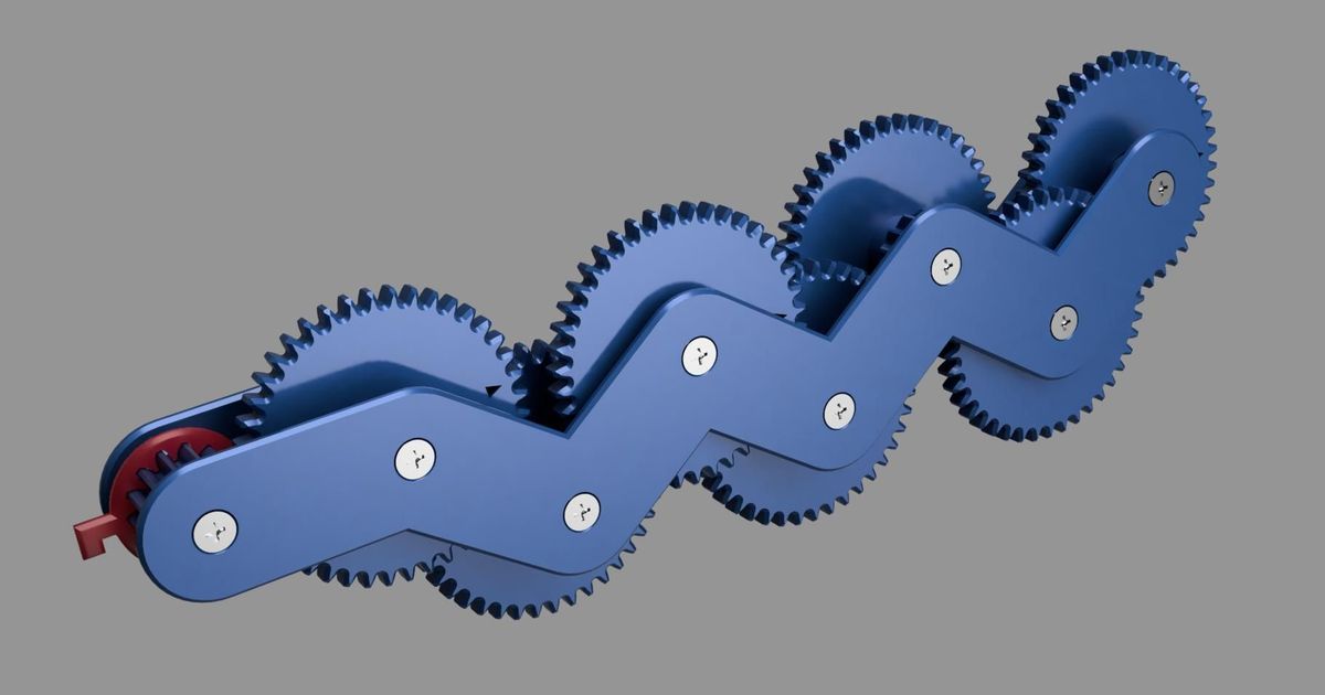 Gearwork Demonstrator by MMCC Designs | Download free STL model ...