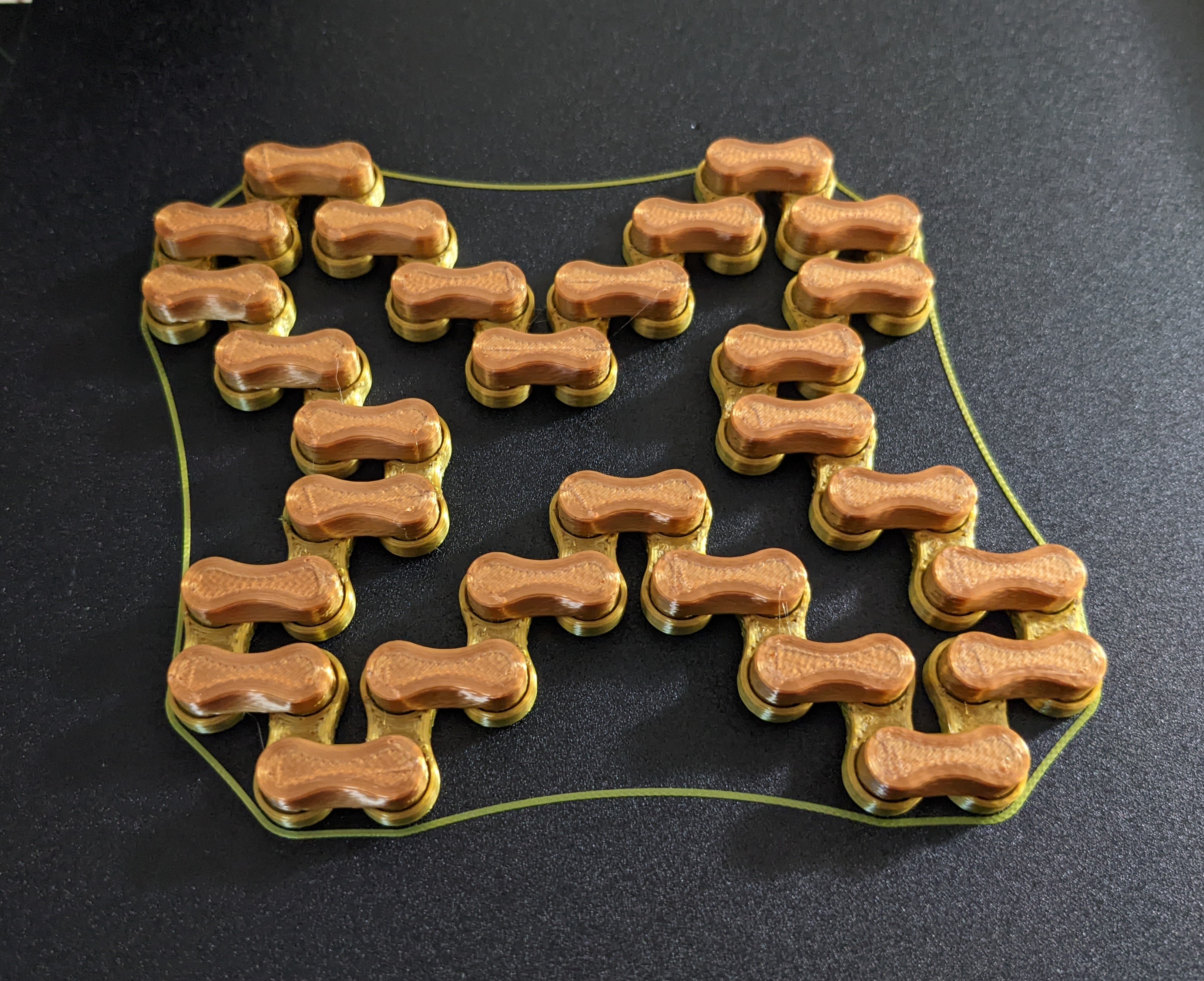 Collapsed Fidget Chain (remix) by KNfLrPn | Download free STL model ...