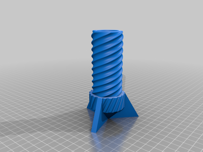Rocket Twist Container by itsBoyinSpace | Download free STL model ...