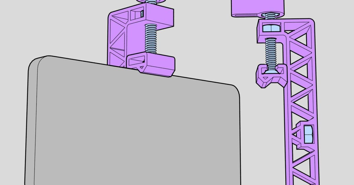 Phone clamp for tripod by pixel2 | Download free STL model | Printables.com