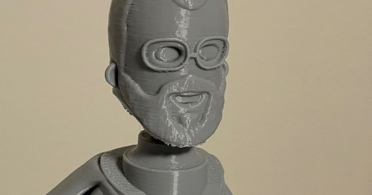 Captain Recreator Bobble Head by figterk | Download free STL model ...
