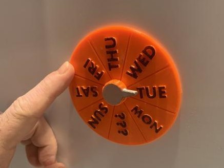 Week Wheel: to help you know what day it is by todbot | Download free ...