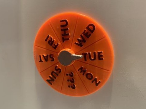Week Wheel: to help you know what day it is by todbot | Download free ...