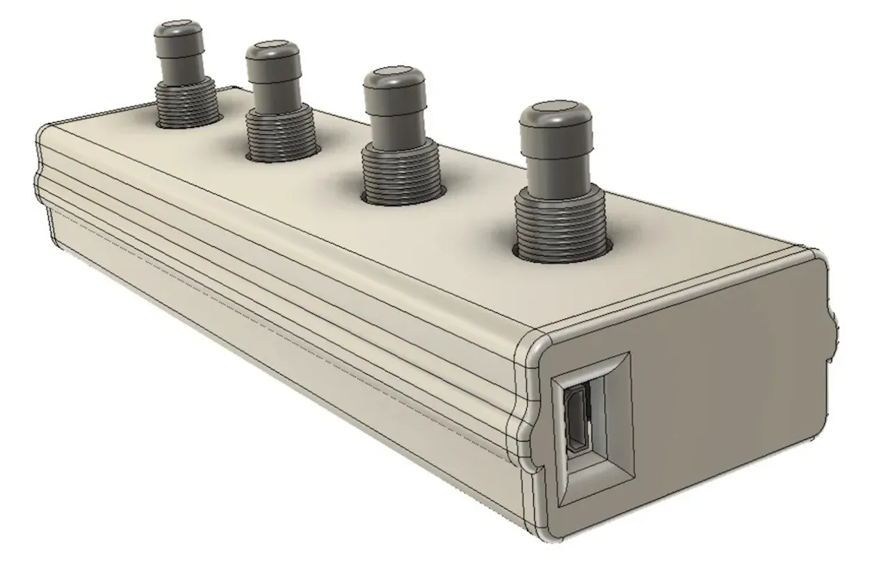 USB MIDI Pedal Box by todbot | Download free STL model | Printables.com