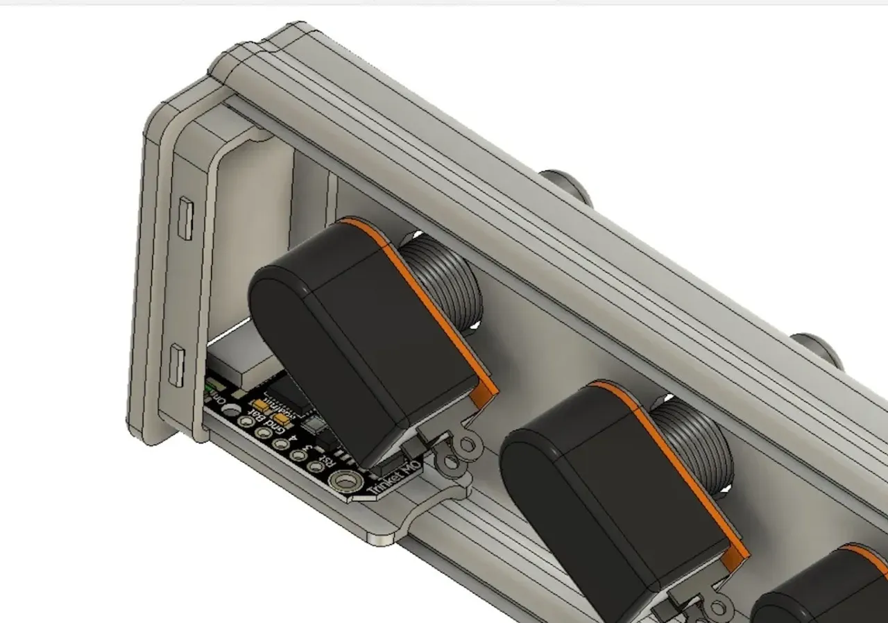 USB MIDI Pedal Box by todbot | Download free STL model | Printables.com