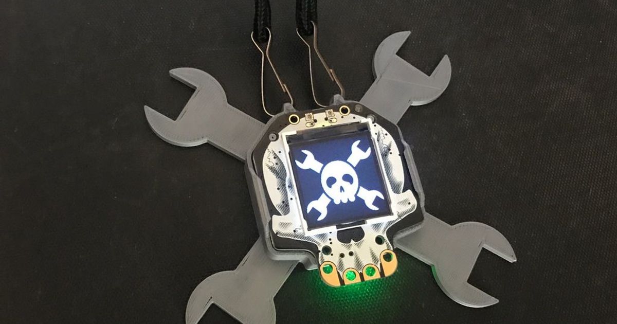 Hackaday HalloWing case by todbot | Download free STL model | Printables.com