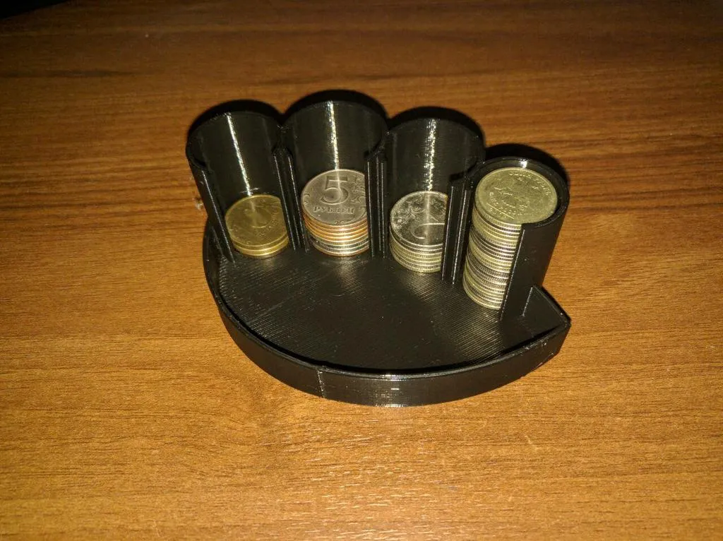 Customizable Coin Holder by Alexey Seklenkov | Download free STL model ...