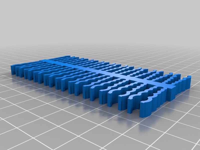Multidiameter Cable Comb by Alexey Seklenkov | Download free STL model ...