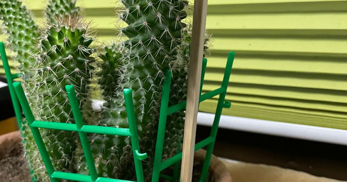 Support for cactus / plants by ul90 | Download free STL model ...