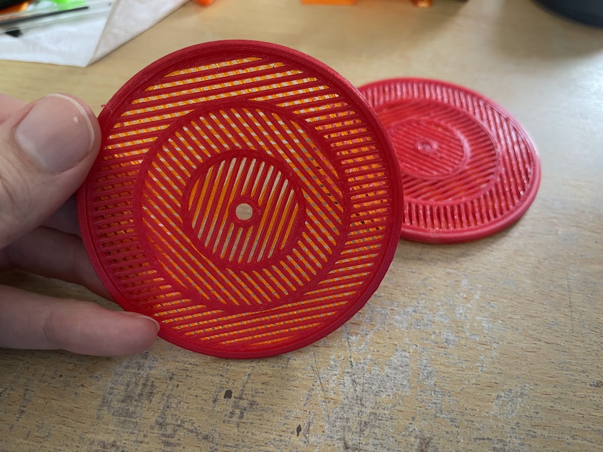 Moving Moiré Pattern Coaster - Multi Piece by ryamoo | Download free ...