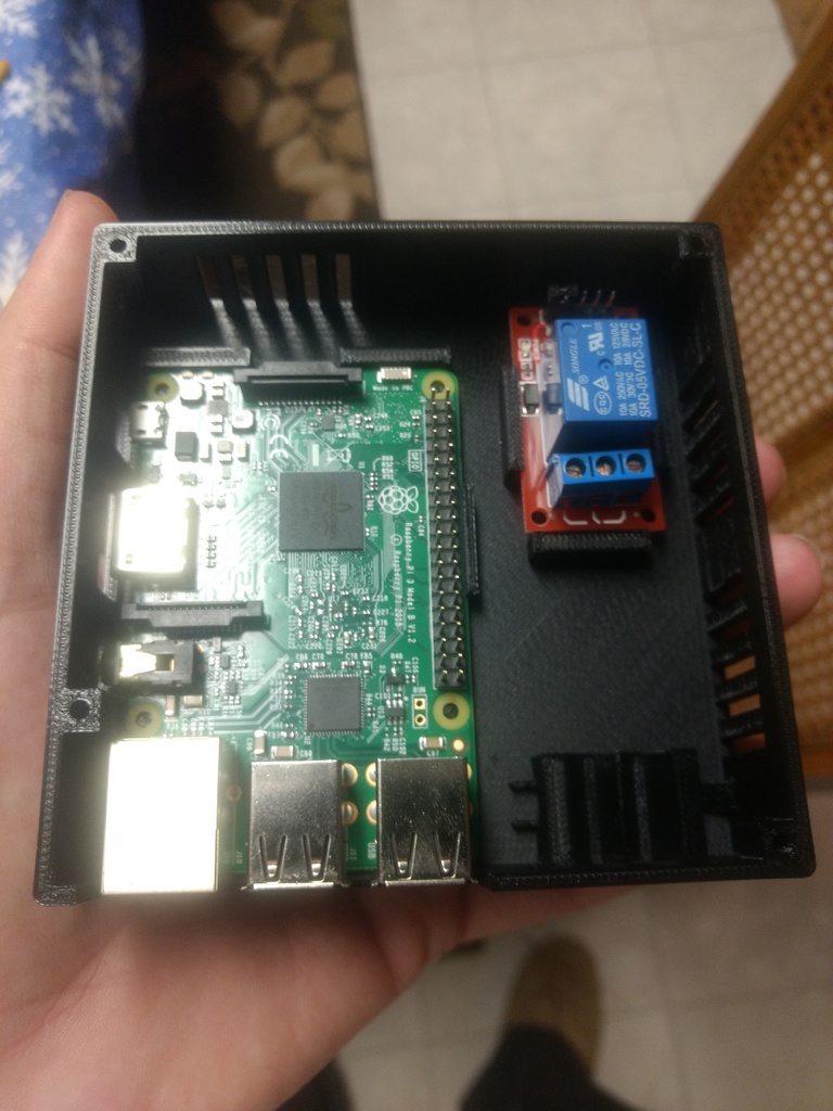 OctoPi case with relay by o9guy | Download free STL model | Printables.com