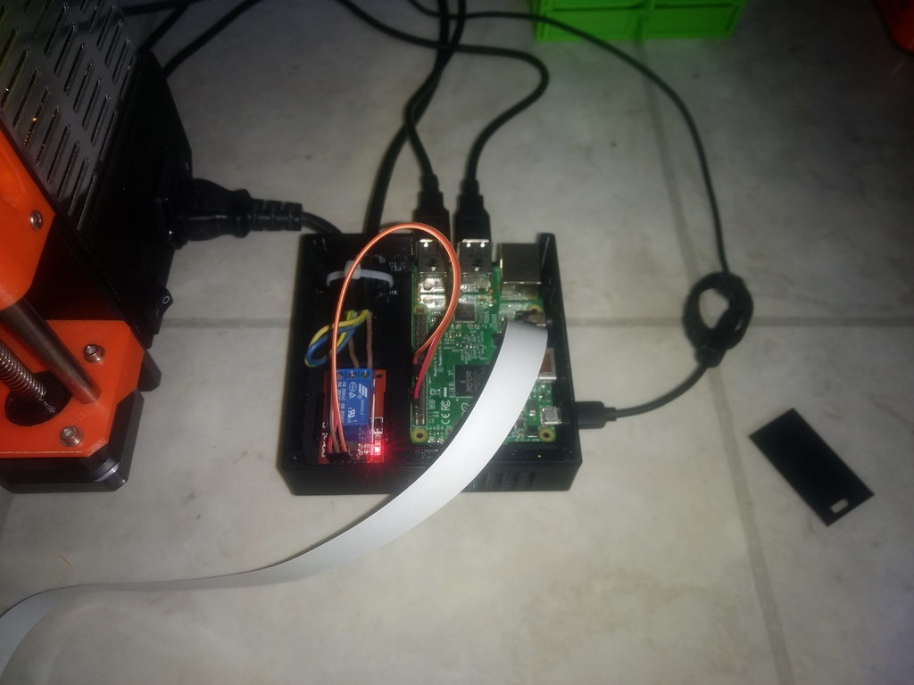 OctoPi case with relay by o9guy | Download free STL model | Printables.com