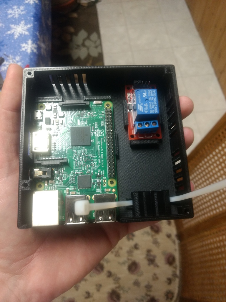 OctoPi case with relay by o9guy | Download free STL model | Printables.com