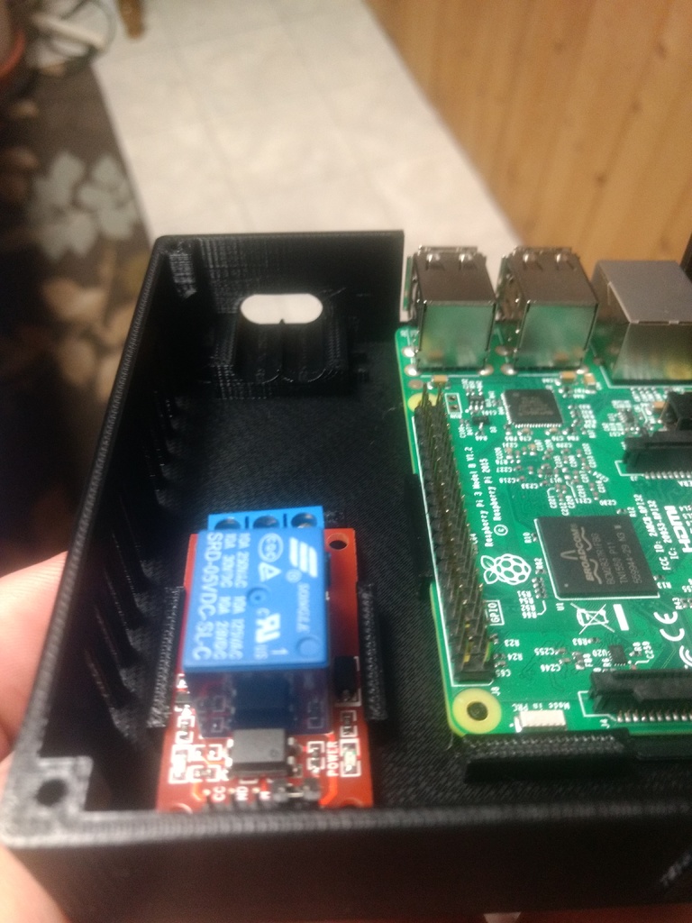 OctoPi case with relay by o9guy | Download free STL model | Printables.com