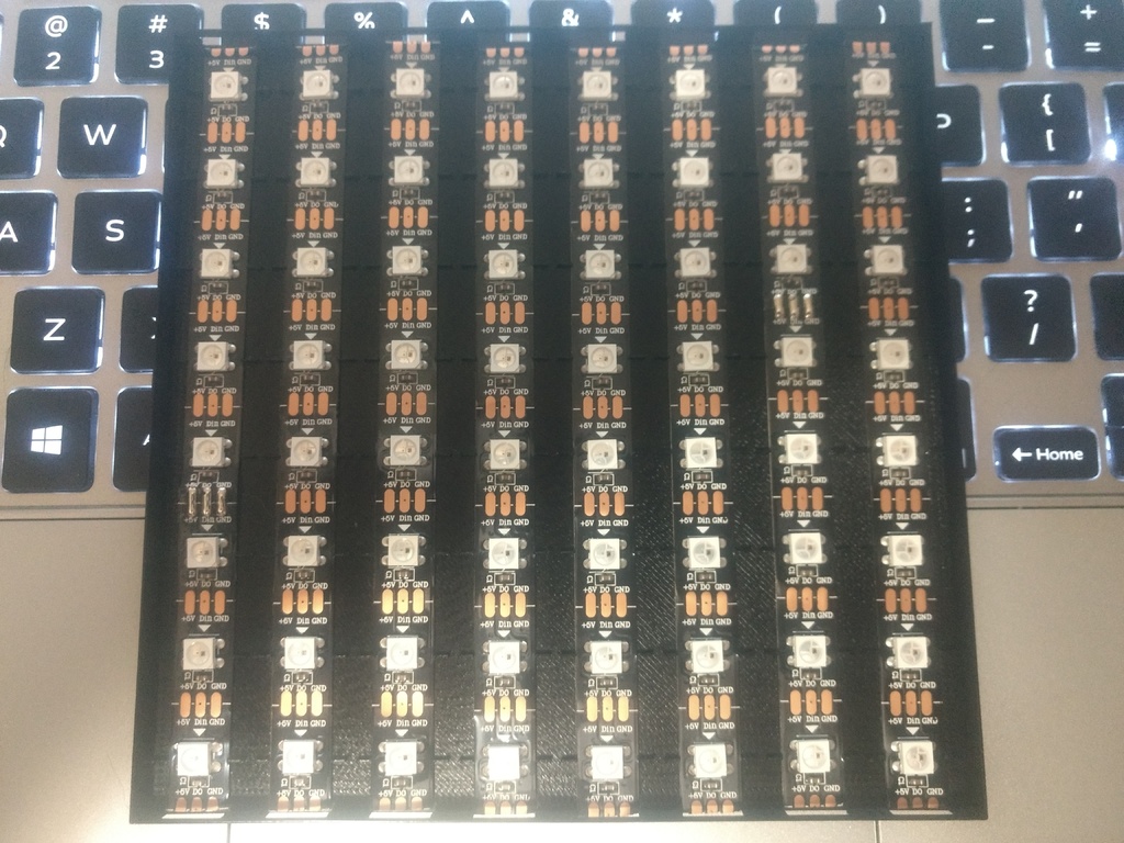 8x8 RGB led panel by o9guy | Download free STL model | Printables.com