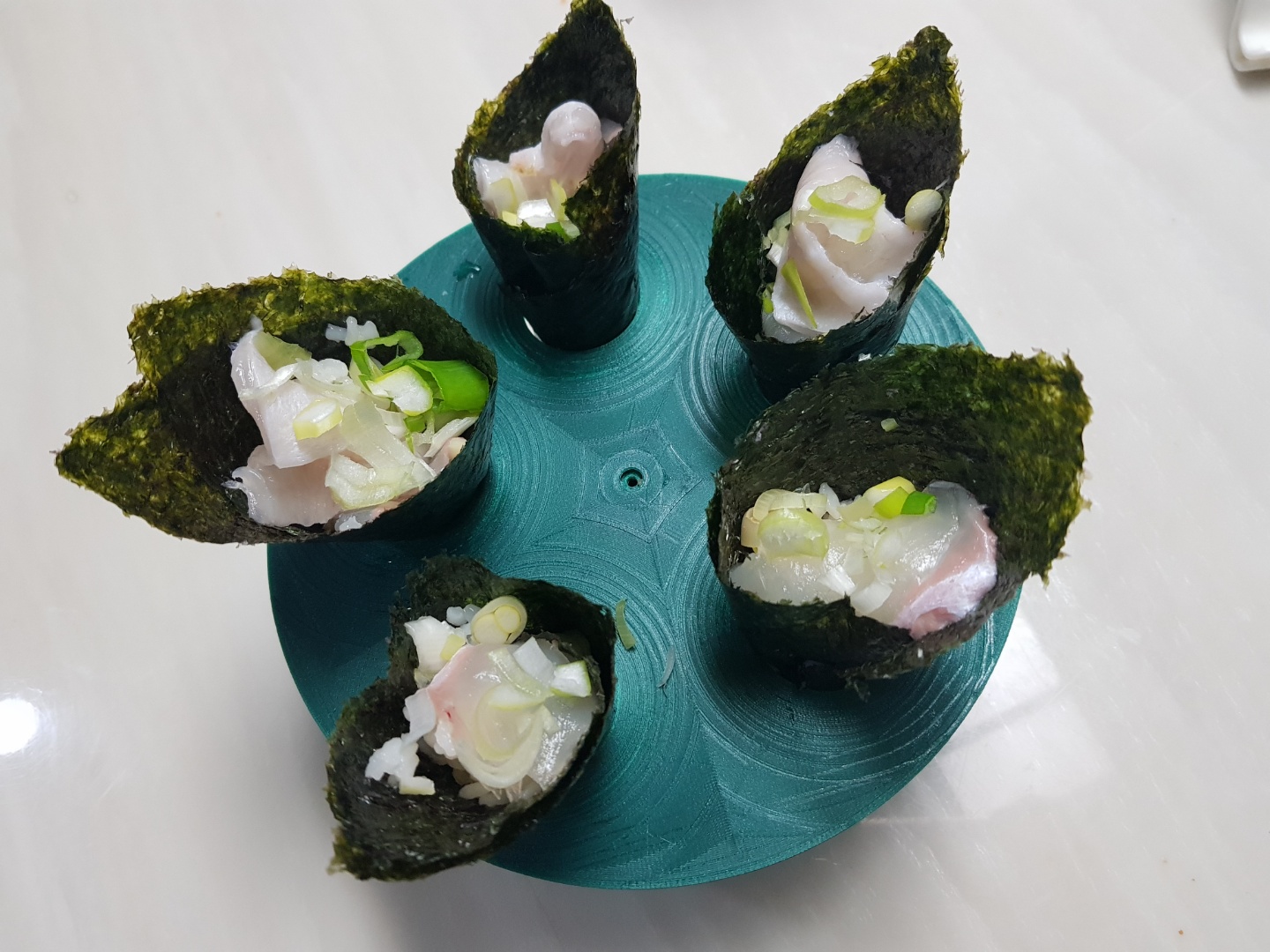 Sushi (Temaki) Stand Holder by Clara Kim | Download free STL model ...