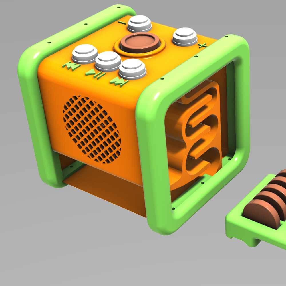 megusTUINO - back horn speaker music box (Tonuino system) by auer ...