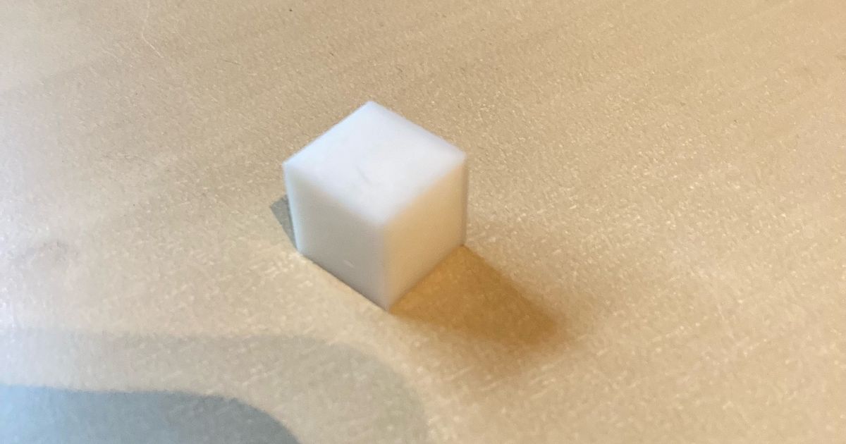 Simple Cube 2cm * 2cm * 2cm by Ok 2.0 | Download free STL model ...