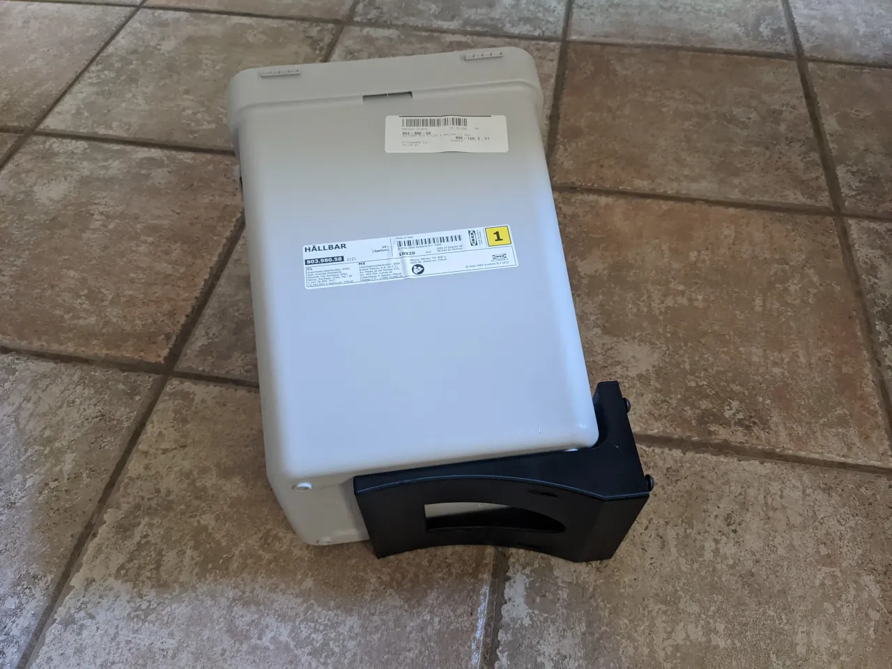 Bottom support for Ikea HALLBAR trash can by Solok | Download free STL ...