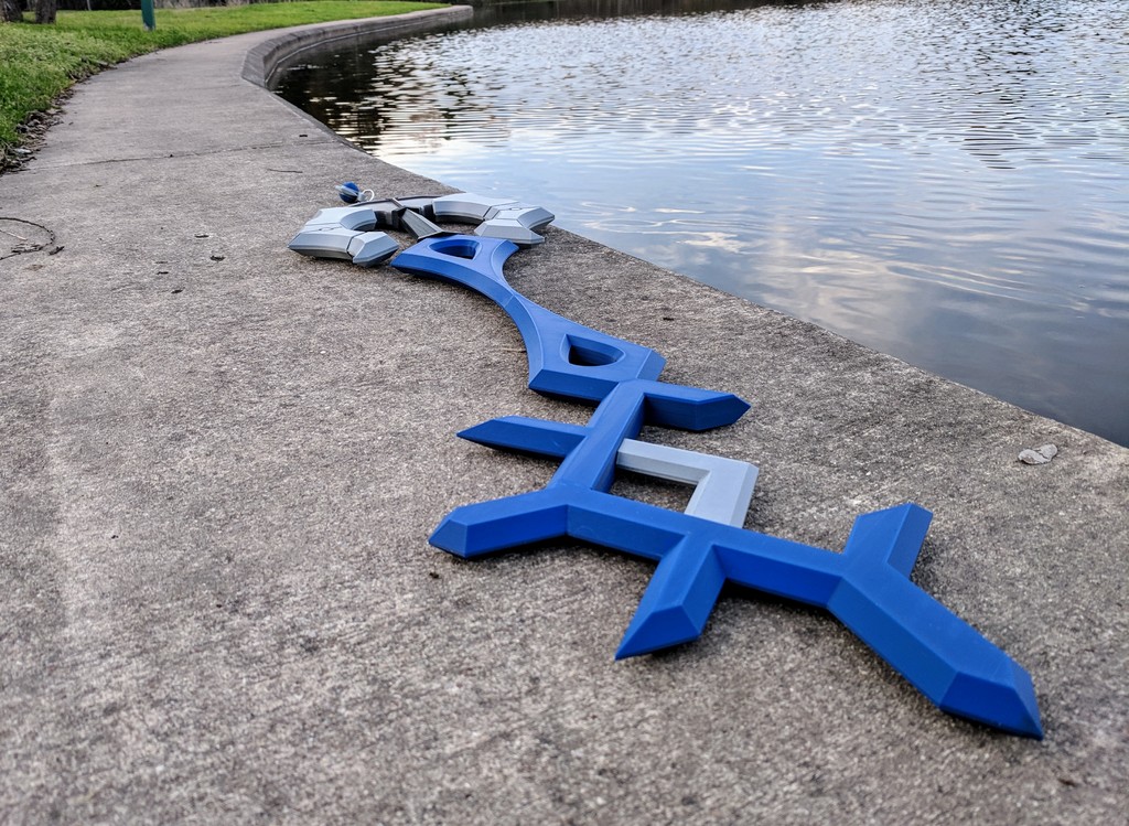 Rainfell Keyblade (Aqua's Keyblade) - Kingdom Hearts Birth By Sleep by ...