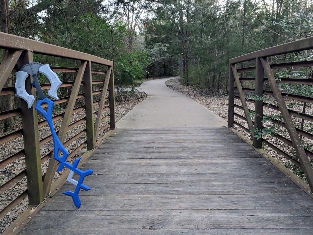 Rainfell Keyblade (Aqua's Keyblade) - Kingdom Hearts Birth By Sleep by ...