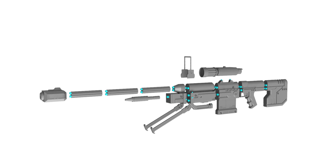 Sniper Rifle - Halo 3 - Cosplay Prop by KC Ortiz | Download free STL ...