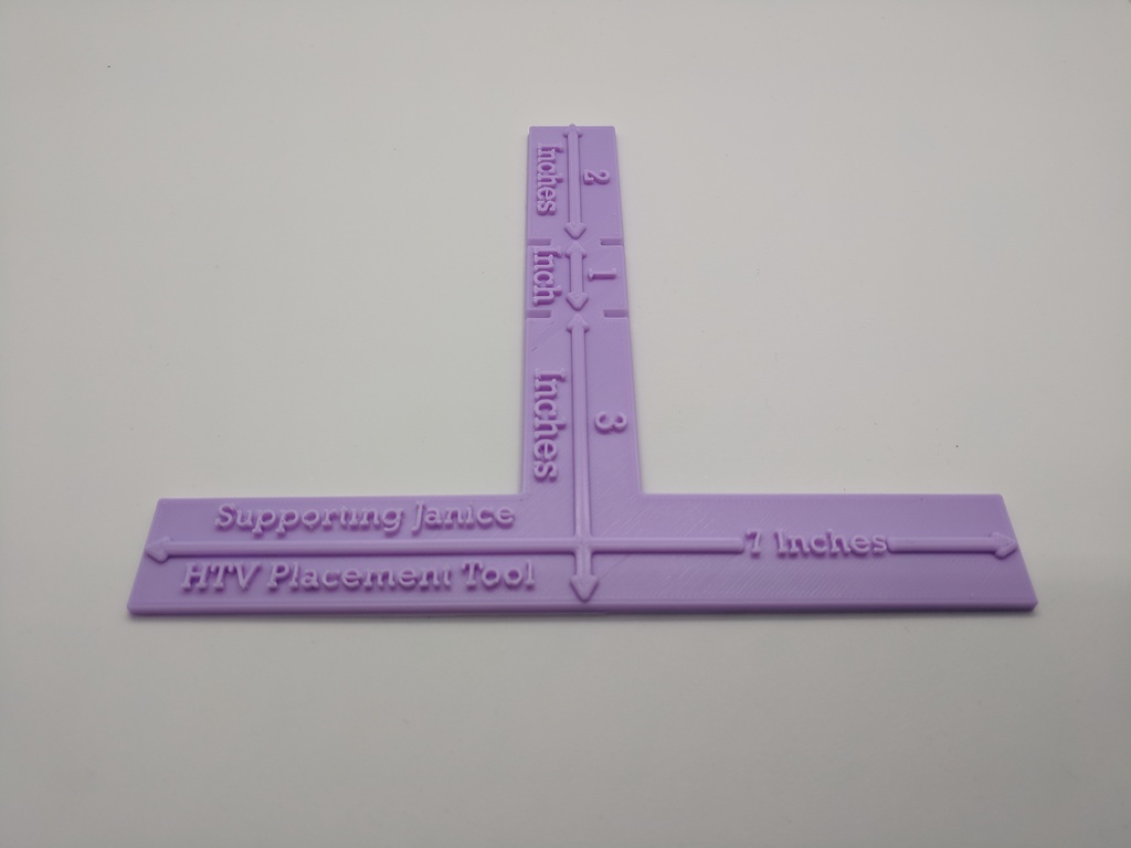 HTV Placement Tool - For Placing HTV onto Shirts by KC Ortiz | Download ...