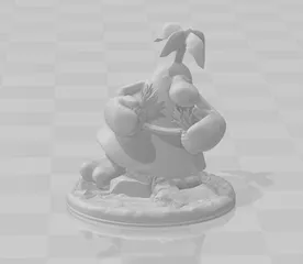 Waving Pianta Mini Figure by Photoroamer | Download free STL model ...