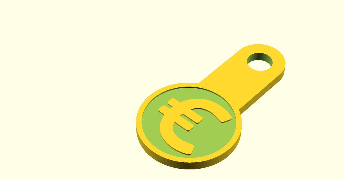 Shopping Cart Token customizable for Keychain by jimi | Download free ...