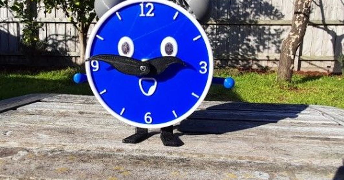 The Little Man Clock by Nith | Download free STL model | Printables.com