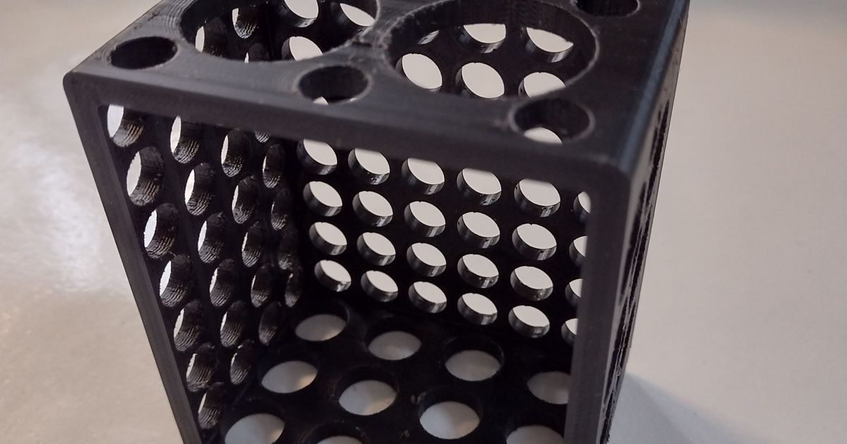 Tube rack multi-size by yulipetrus | Download free STL model ...