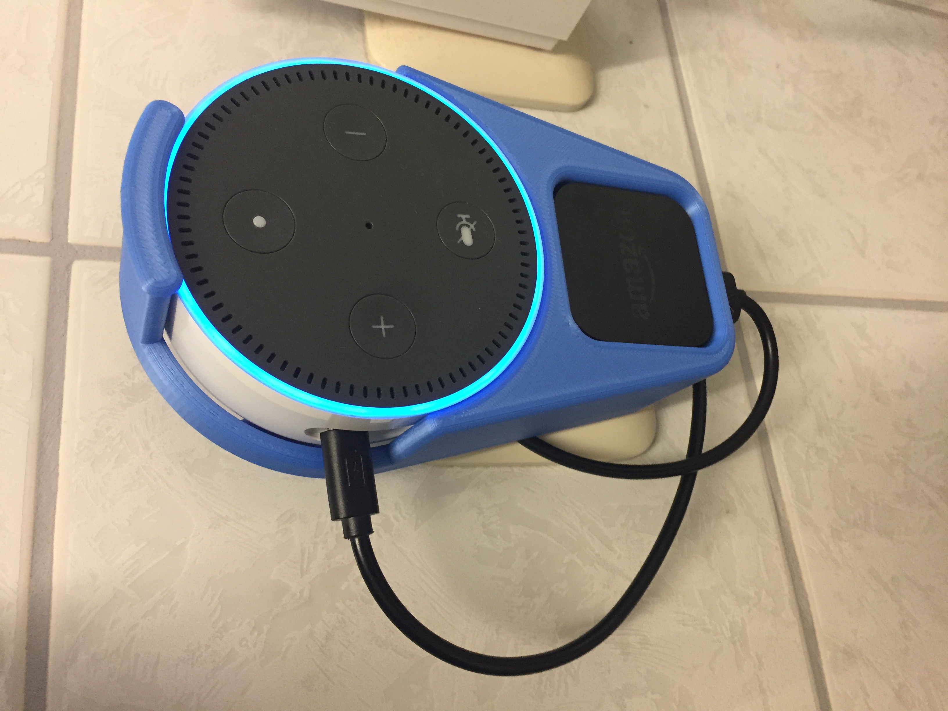 Echo Dot Socket Mount by Hasenpups | Download free STL model ...