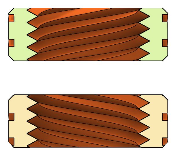 Dual Thread Fidget Toy by ModularManiac | Download free STL model ...