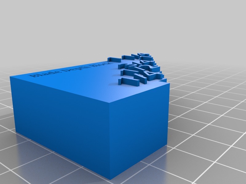 Depth Block by Chris Bair | Download free STL model | Printables.com