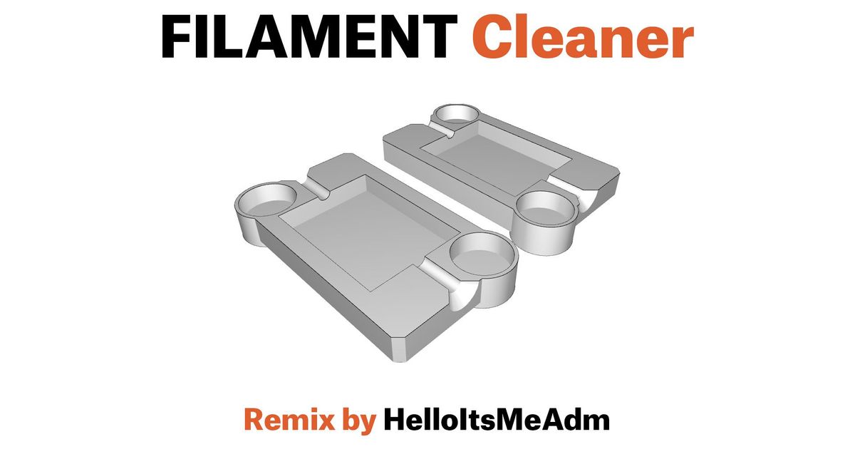 Magnetic filament cleaner by HelloItsMeAdm | Download free STL model ...