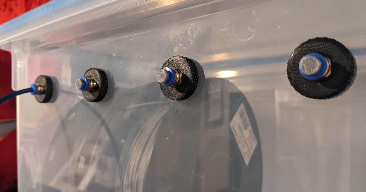 TPU PTFE Tube Coupler Plug by Paulharmo | Download free STL model ...