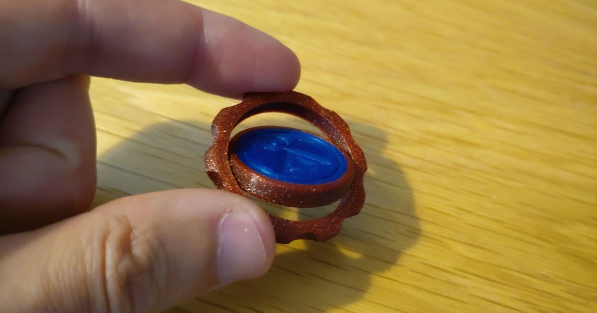 Fidget Spinner Coin by Sir Indy | Download free STL model | Printables.com