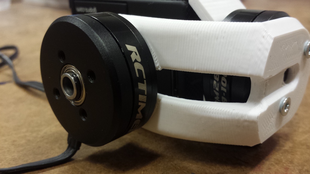 2 axis gimbal for gopro 3 and brushless 2804 rctimer by Mikael Tulldahl | Download free STL ...