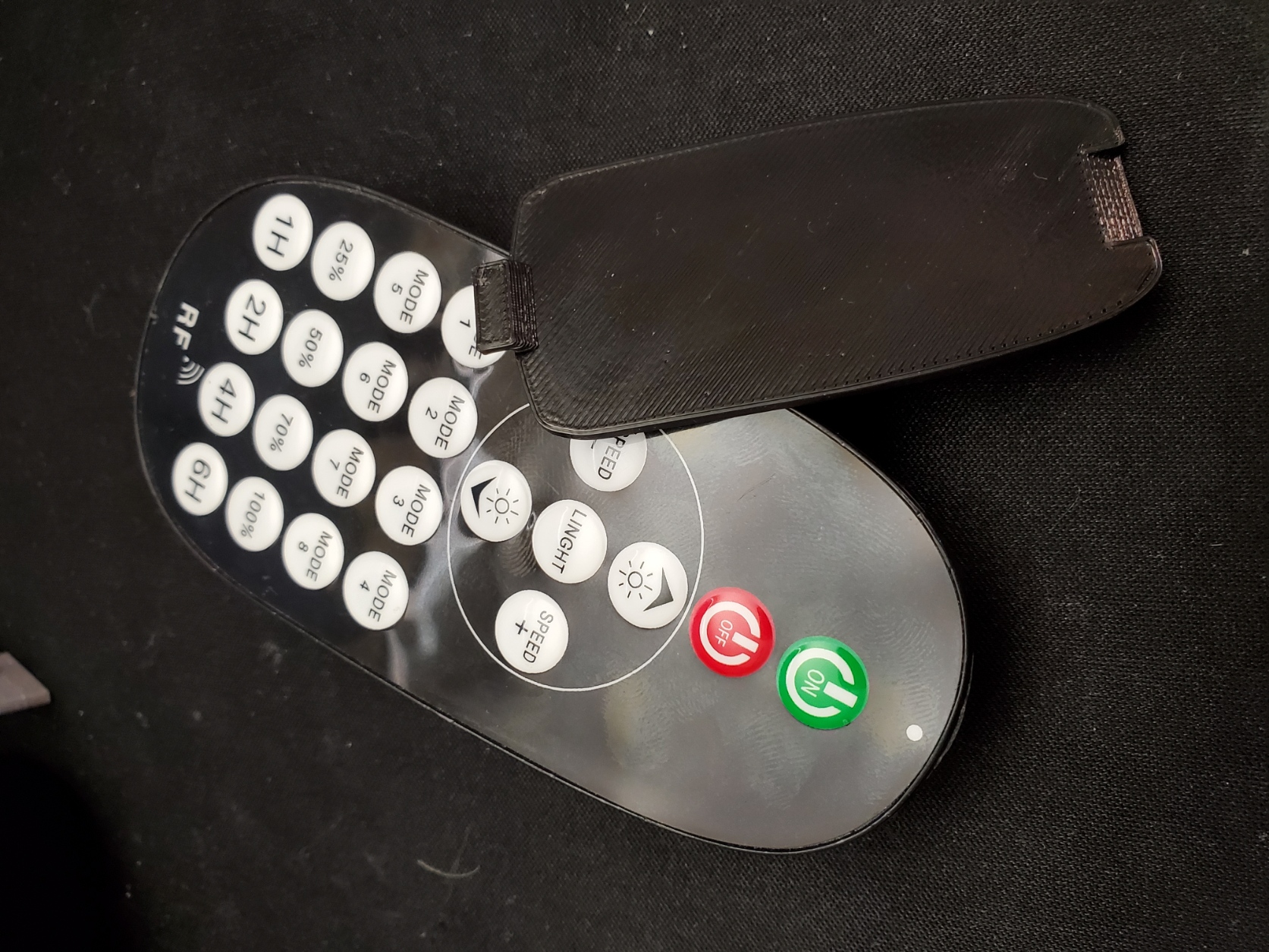 RF LED Dimmer Remote Battery Cover by JamesTK_ | Download free STL ...