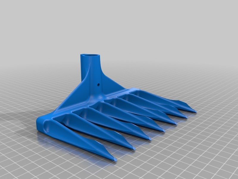 Garden rake with adjustable handle and ergonomic grip by Darazsweb ...