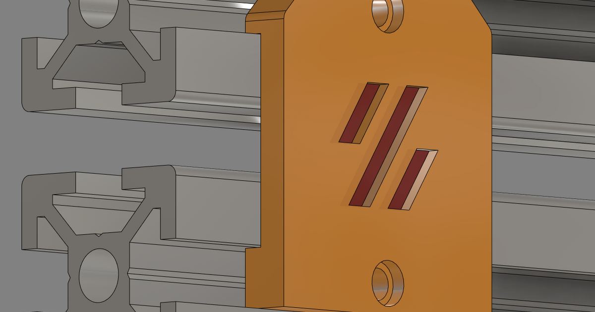 Extrusion Connector Plate (Voron 2.4) by TDX3D | Download free STL ...