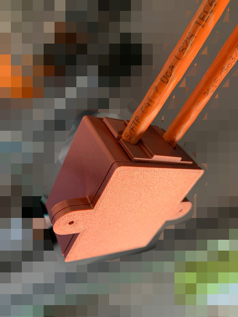 Dual RJ45 Keystone Wall Mount/Box by TiGi123 | Download free STL model ...