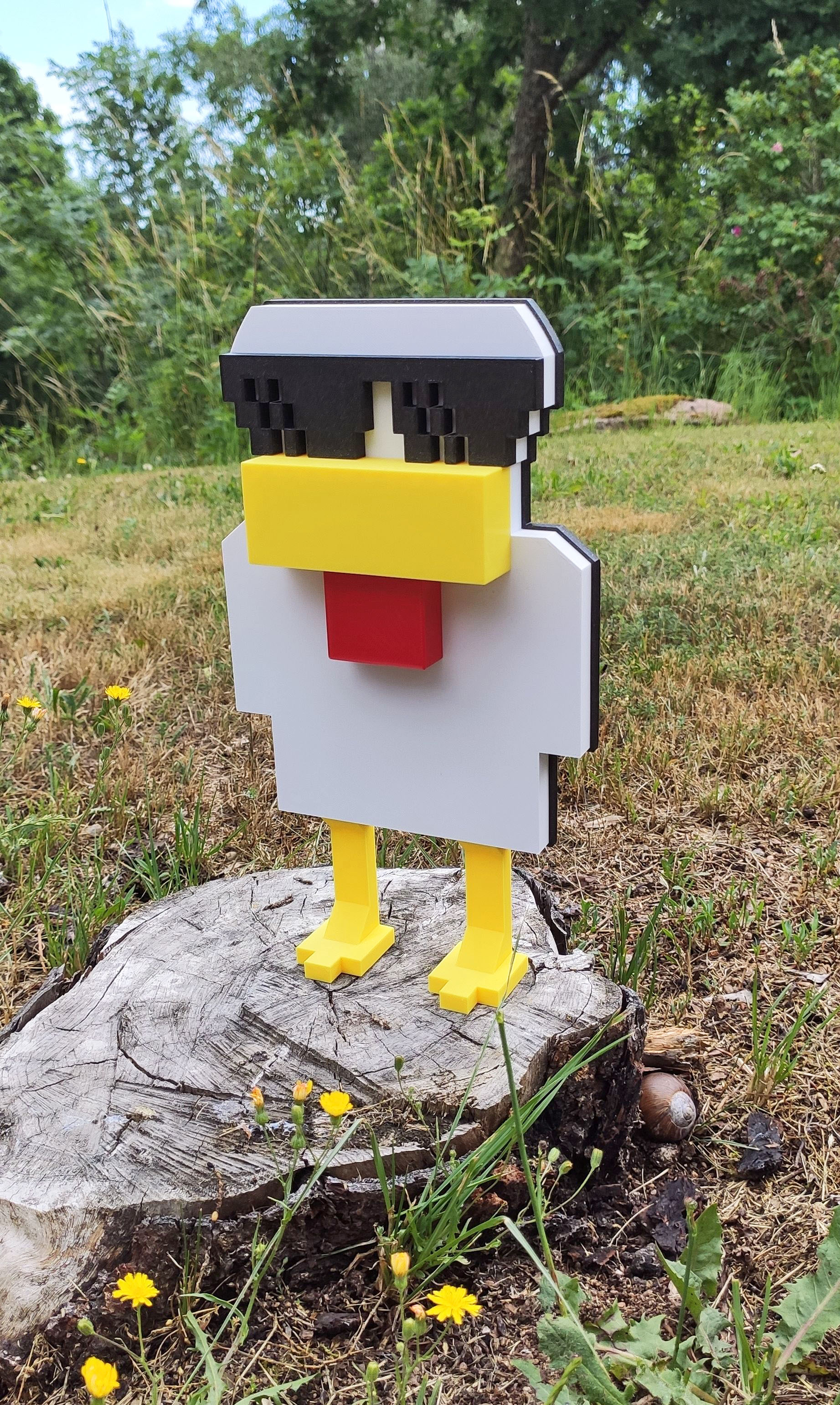 Minecraft Chicken by Fagge | Download free STL model | Printables.com
