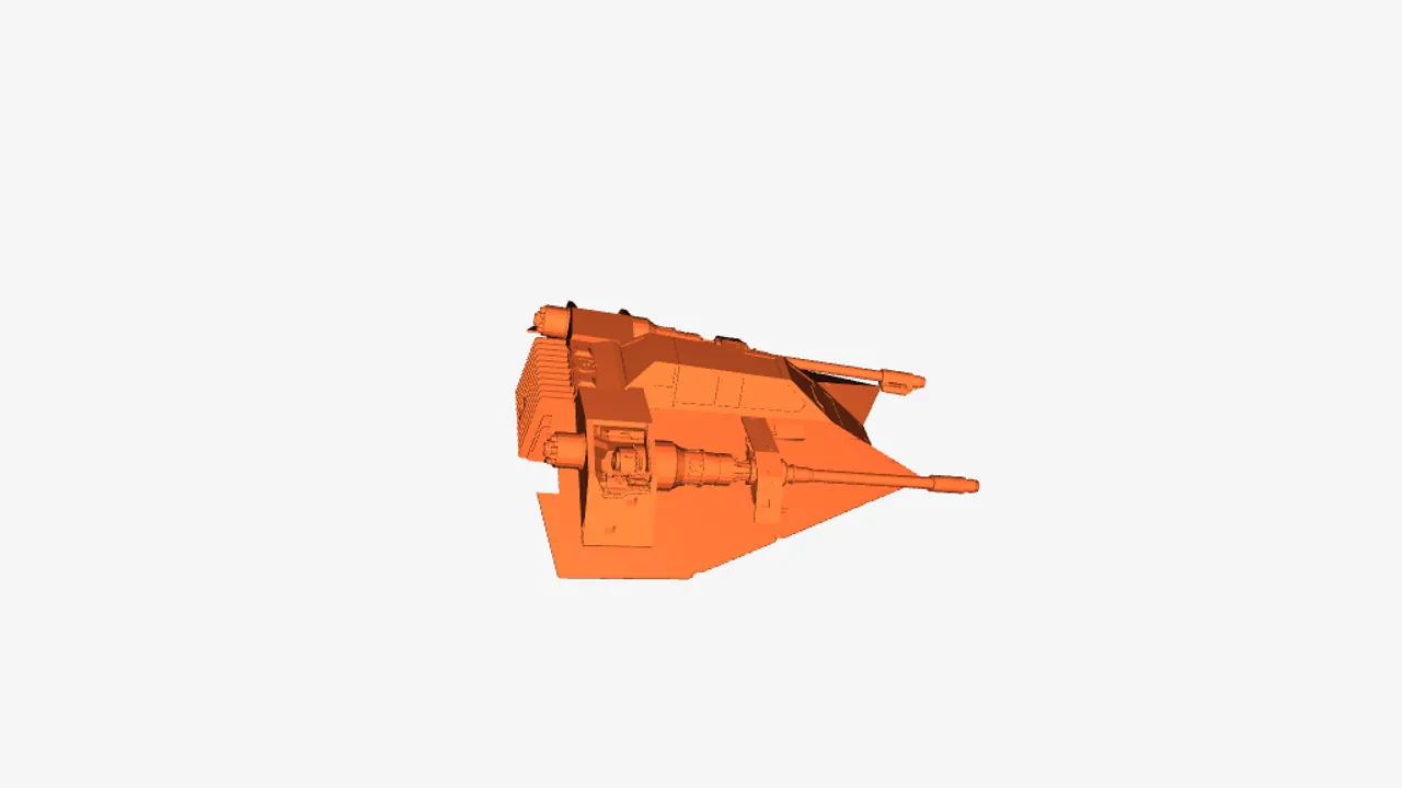 SW Snow Speeder by Jace1969 | Download free STL model | Printables.com