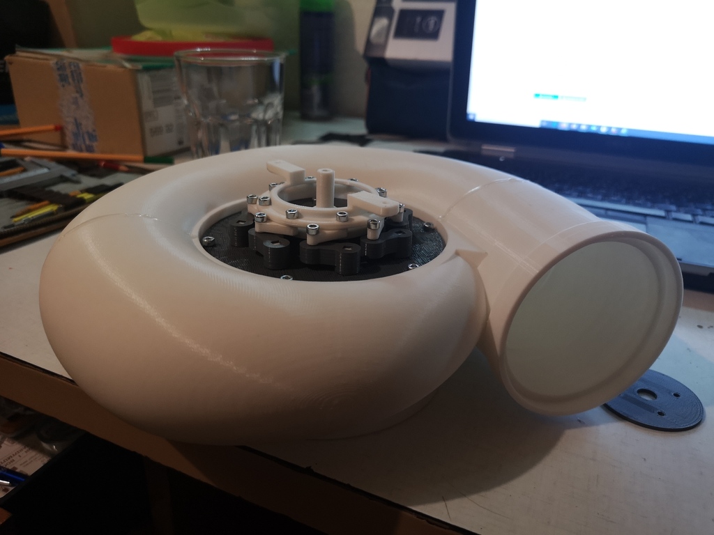 Francis turbine complete - Spiral hydro turbine complet by martlul36 ...