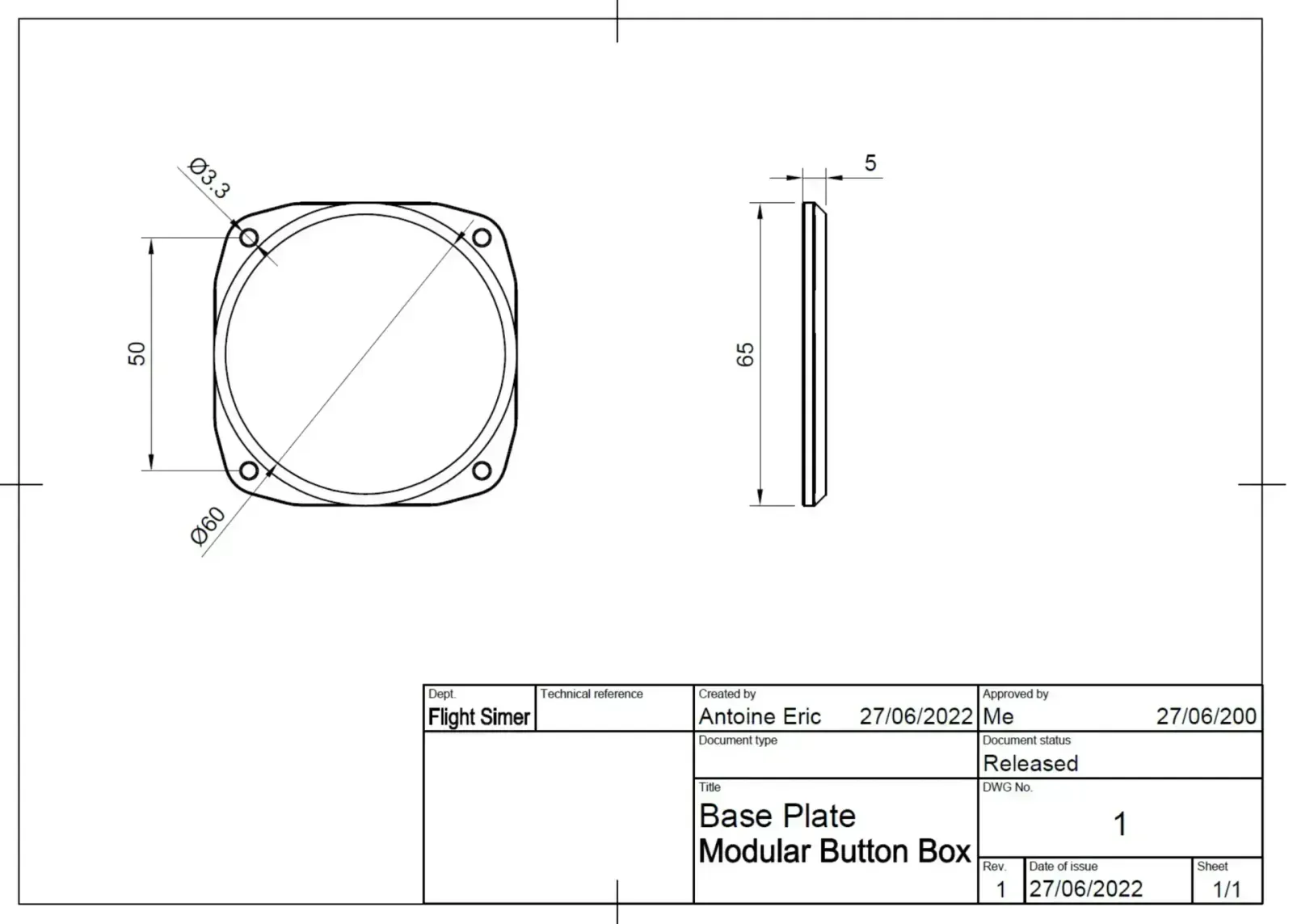 Blind Caps (Easy Home Cockpit Project) by Joker_G | Download free STL ...
