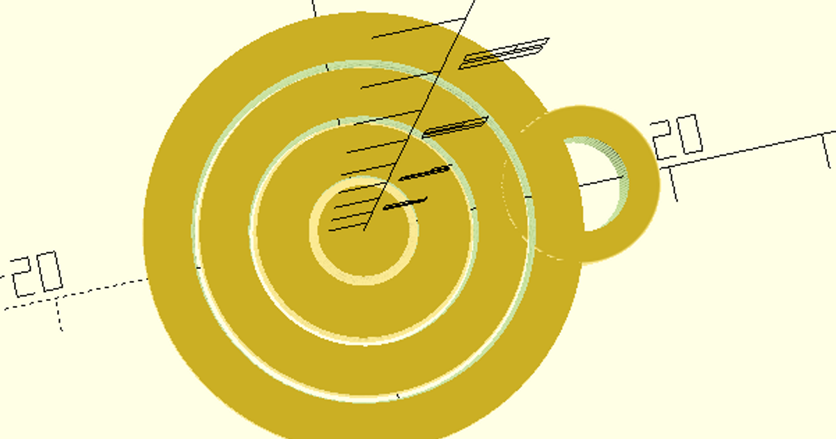 Parametric keychain gyro by jumpshawt | Download free STL model ...