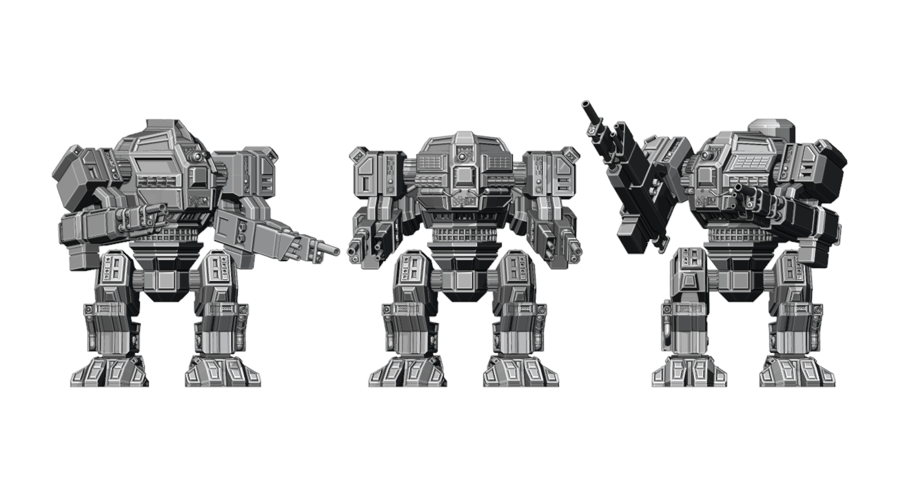 A.2 Devastator Mech (Set of 3) von Grayfaux | Kostenloses STL-Modell ...